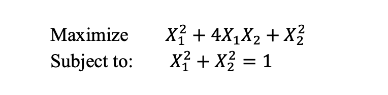 Solved 1) Write out the Lagrangian function for this | Chegg.com