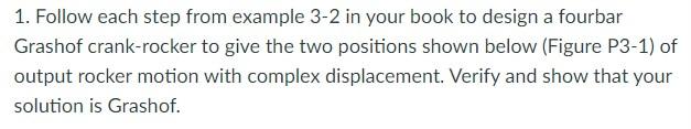 Rocker Output - Two Positions with Complex | Chegg.com