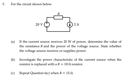Solved Find the current (magnitude and direction) through | Chegg.com