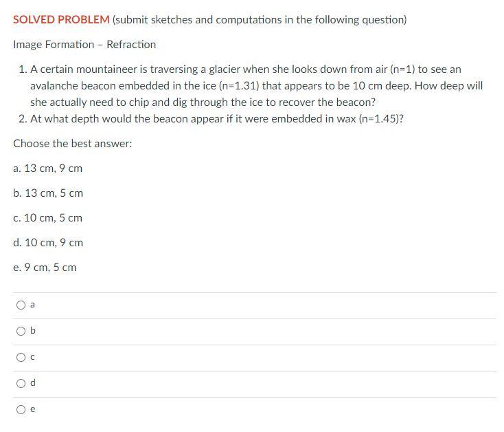 Solved SOLVED PROBLEM (submit sketches and computations in | Chegg.com
