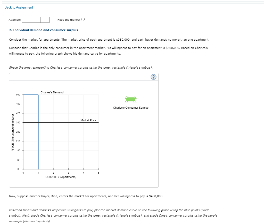 Solved Back to Assignment Attempts Keep the Highest/3 2. | Chegg.com