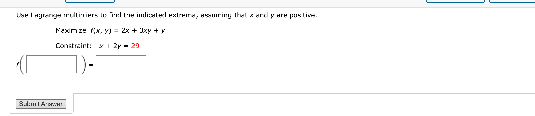 Solved Use Lagrange multipliers to find the indicated | Chegg.com