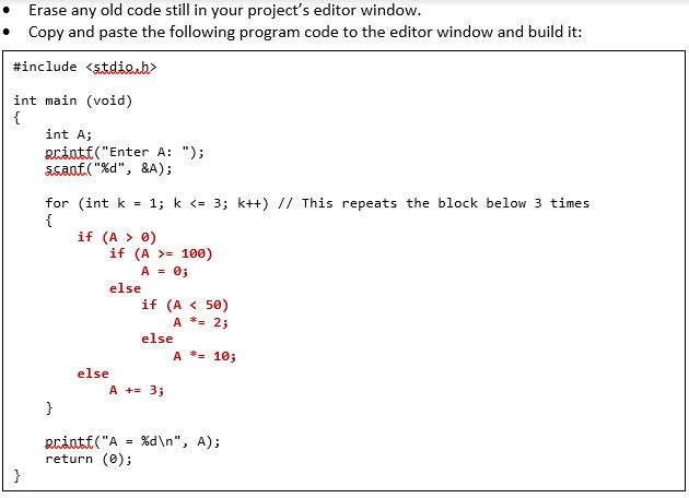 Solved • The branching block from Exercise 4A is an example | Chegg.com