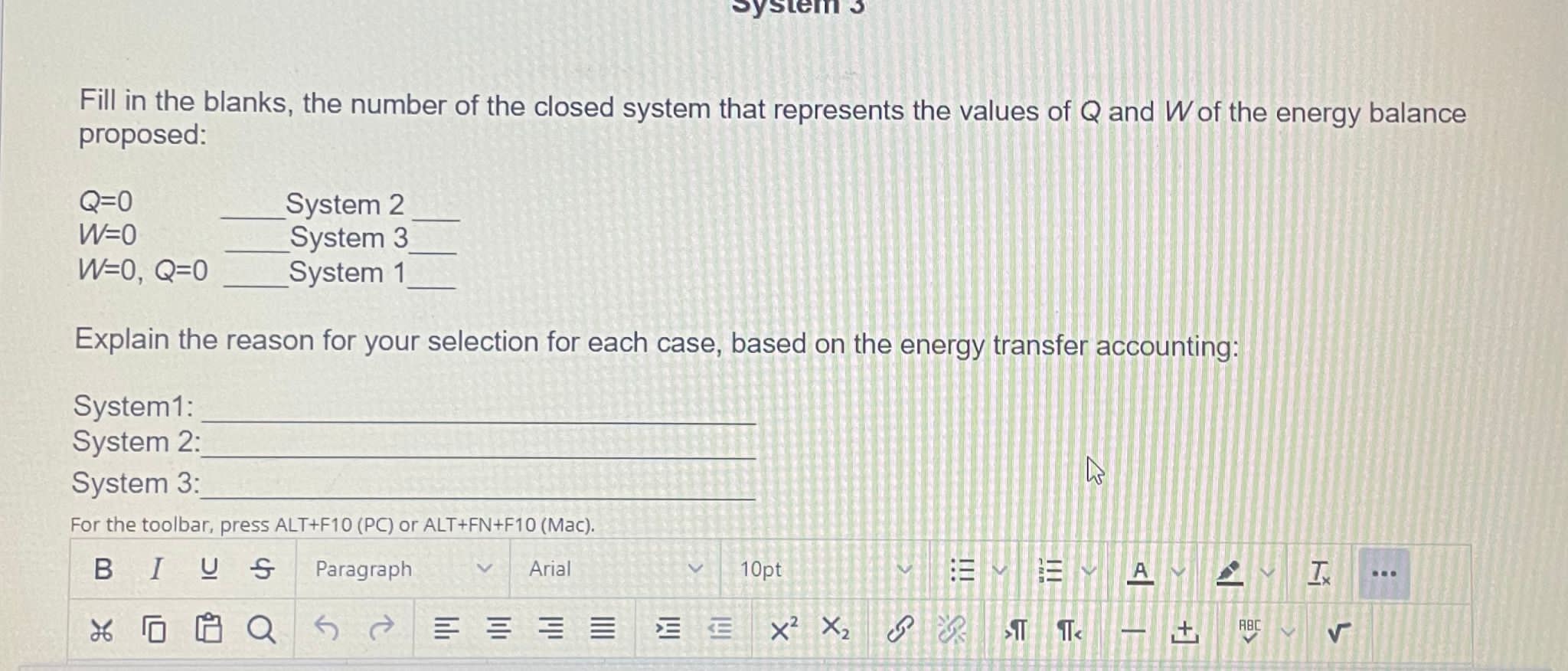 Solved Quiz Consider the folowing pictures in which three | Chegg.com