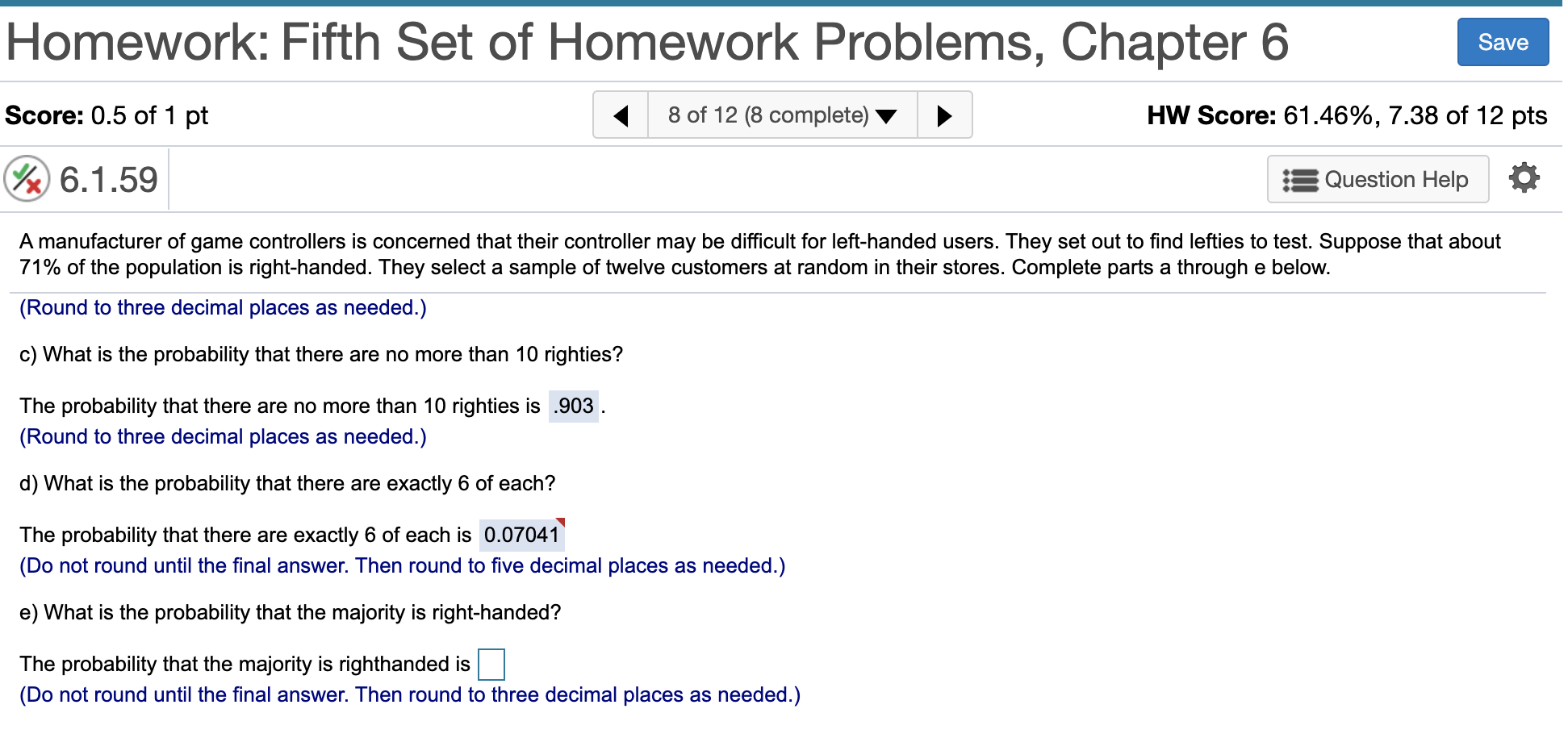 Solved Homework: Fifth Set of Homework Problems, Chapter 6 | Chegg.com