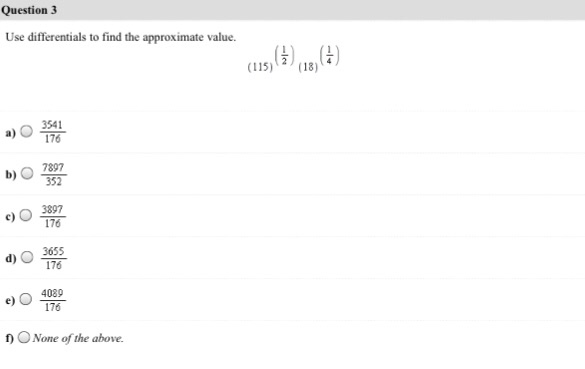 Use differentials to find the approximate value. | Chegg.com