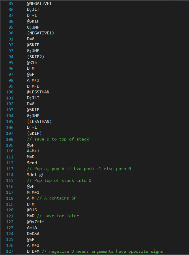 Solved Translate provided code into Hack assembly language | Chegg.com