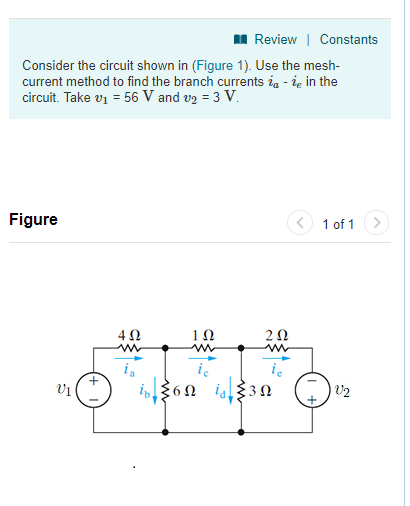 Solved find ia, ib, ic, id, ie, the total power developed in | Chegg.com