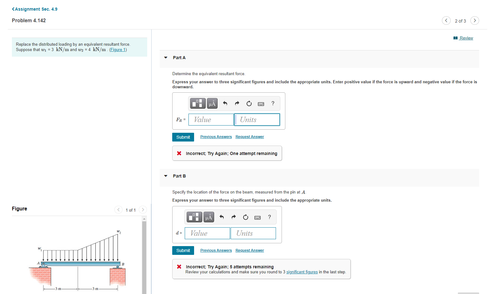 Solved ЦА ? w d = Value Units Submit Previous Answers | Chegg.com
