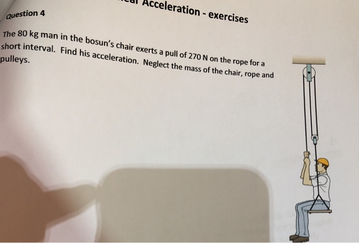 Solved Lul Acceleration- exercises question 4 The 8 short | Chegg.com