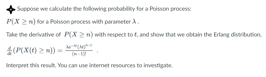 Solved Suppose we calculate the following probability for a | Chegg.com