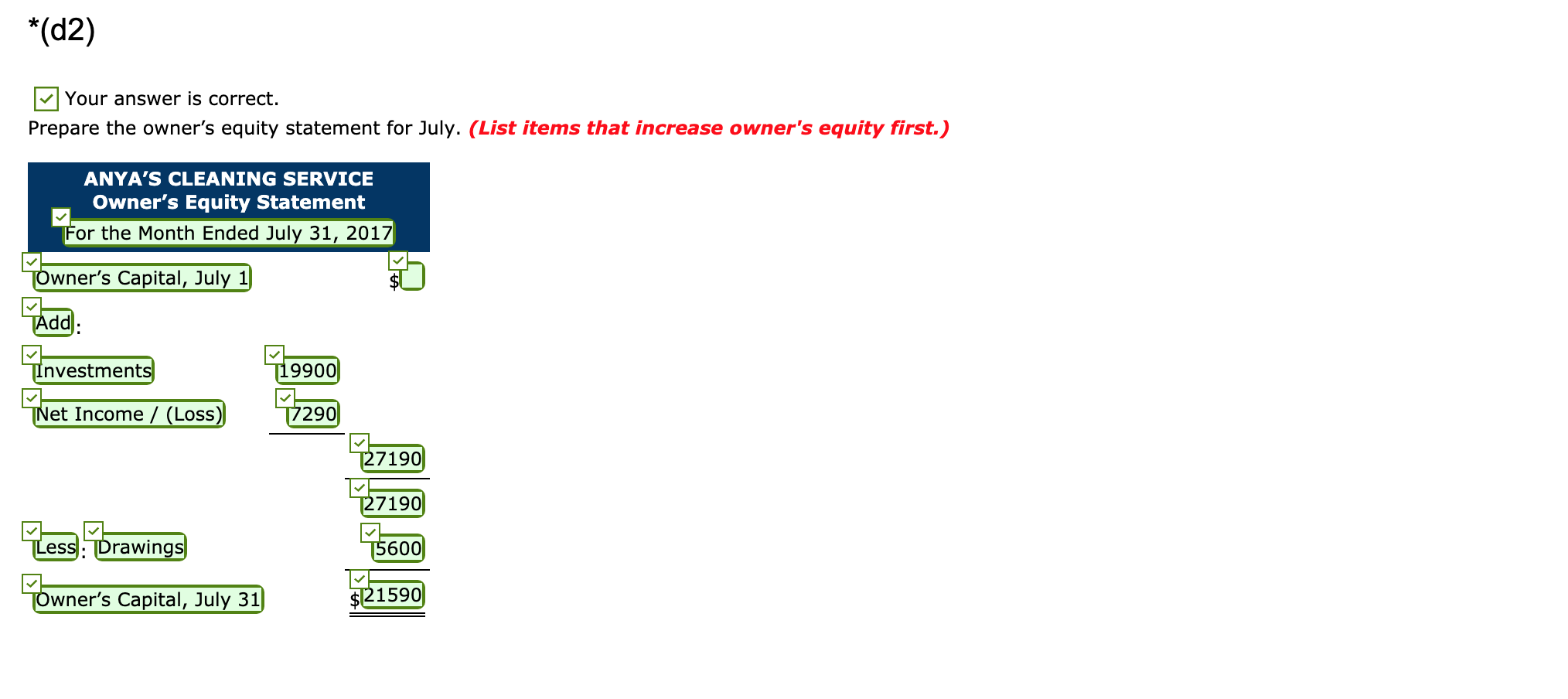 Solved *Problem 4-5A (Part Level Submission) Anya Clark | Chegg.com