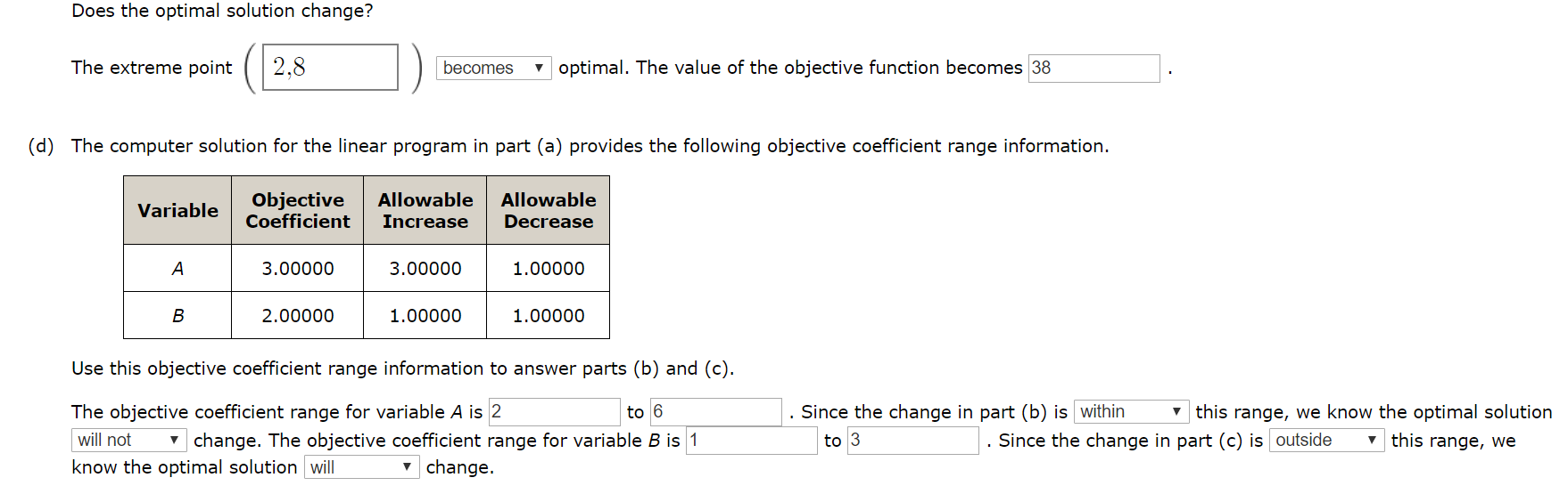 Solved Consider the following linear program. Max 3A + 2B | Chegg.com