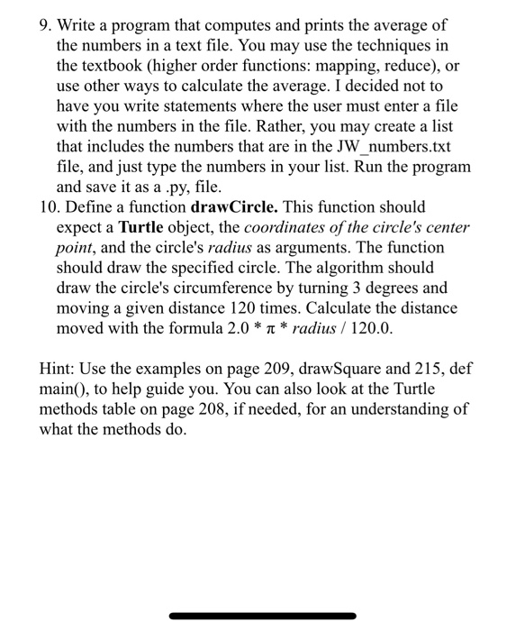 Solved 9 Write A Program That Computes And Prints The