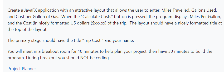 Solved Create a JavaFX application with an attractive layout | Chegg.com