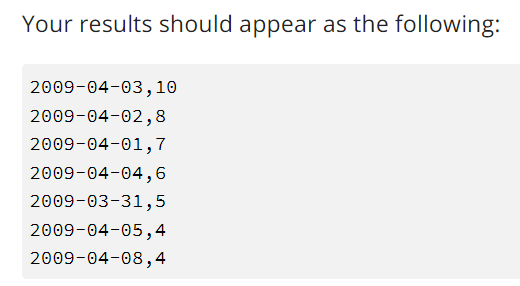 Solved Using data from a csv file using Spark RDD, find | Chegg.com