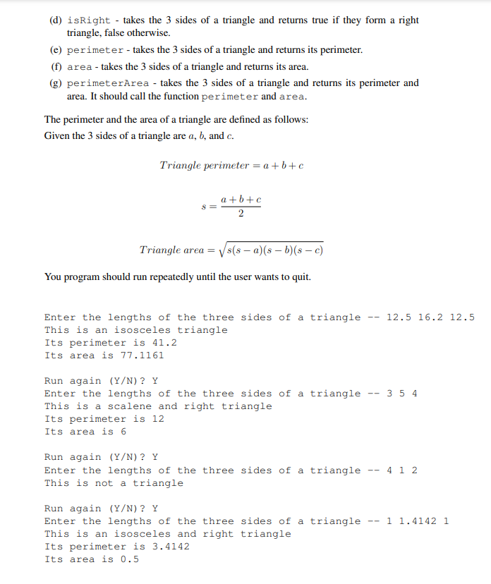 Solved 1. [20 points] In a triangle, the sum of the lengths | Chegg.com