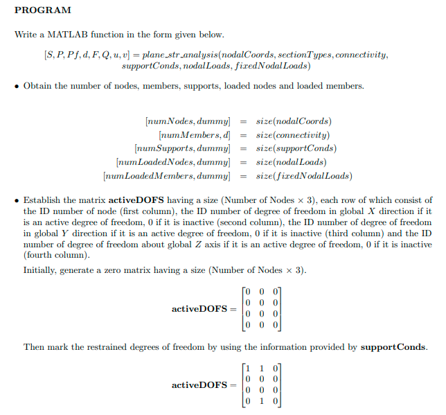 Solved Objective To Develop A Matlab Code For Analyzing 