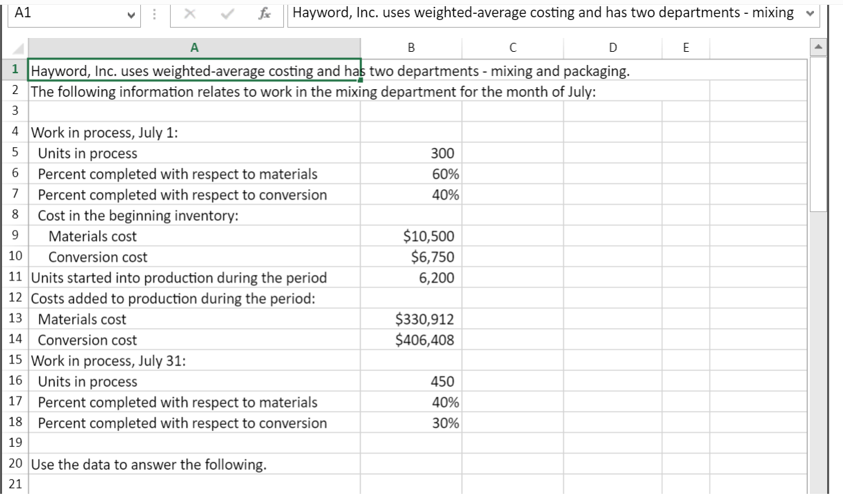Solved ALL ANSWERS MUST BE ENTERED AS A FORMULA Example: | Chegg.com