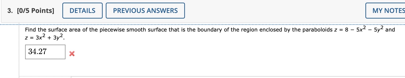 Solved Find the surface area of the piecewise smooth surface | Chegg.com