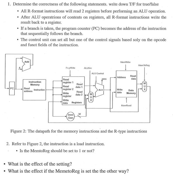 Solved 1. Determine the correctness of the following | Chegg.com