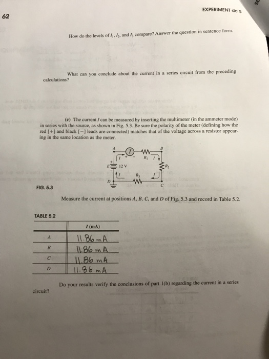 Solved Part 1 Basic Measurements (a) Construct the circuit | Chegg.com