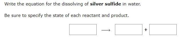 Solved Write the equation for the dissolving of silver | Chegg.com