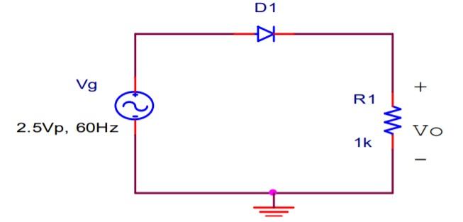 Solved Calculate the DC voltage across R1 (V0) Calculate the | Chegg.com
