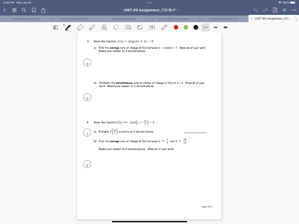 Solved 9:40 PM Mon Jan 24 100% | Chegg.com