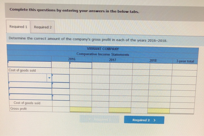Solved Exercise 5-12 Analysis of inventory errors LO A2 | Chegg.com