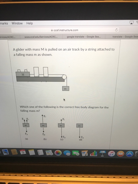 Solved marks Window Help ccsf.instructure.com google | Chegg.com