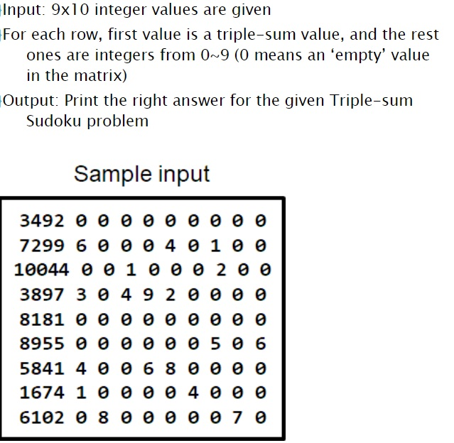 Solved Sudoku Board Is Given As 9x9 Integer Matrix Write A