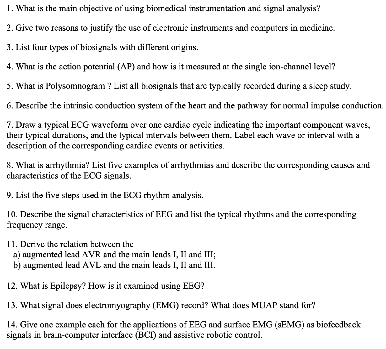 Solved What is the main objective of using biomedical | Chegg.com