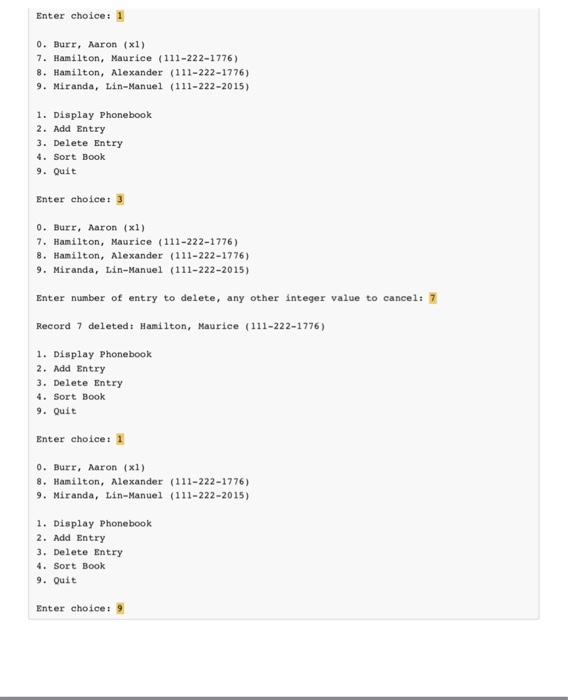 Solved First part is the instructions and the second part is | Chegg.com