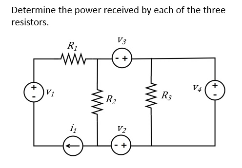 Solved Determine the power received by each of the three | Chegg.com