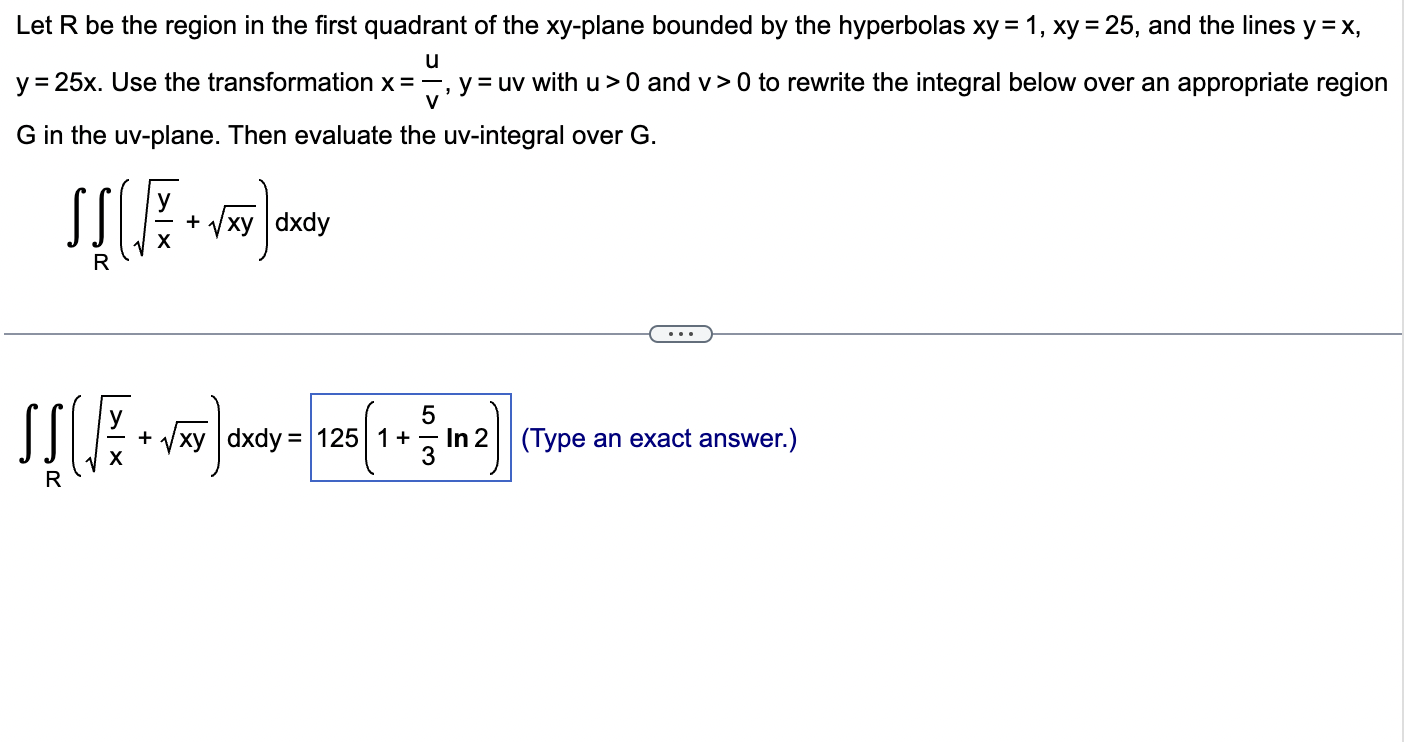 Solved Let R be the region in the first quadrant of the | Chegg.com