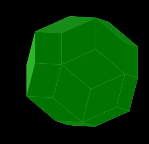 Solved The figure shows a convex polyhedron P each of whose | Chegg.com