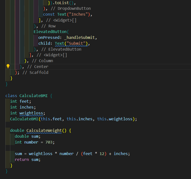 Solved I have issue in my code I am try to create BMI | Chegg.com