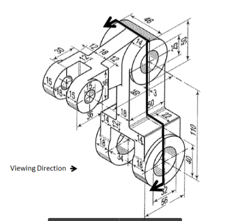 Solved Q. No 5. Draw the three views of the following | Chegg.com
