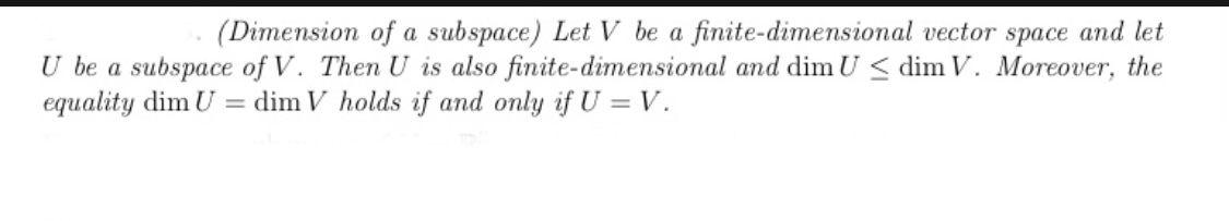 Solved (Dimension of a subspace) Let V be a | Chegg.com Solved (Dimension of a subspace) Let V be a | Chegg.com