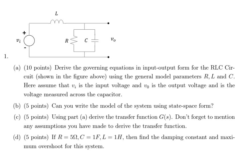 Solved (a) (10 ﻿points) ﻿Derive the governing equations in | Chegg.com