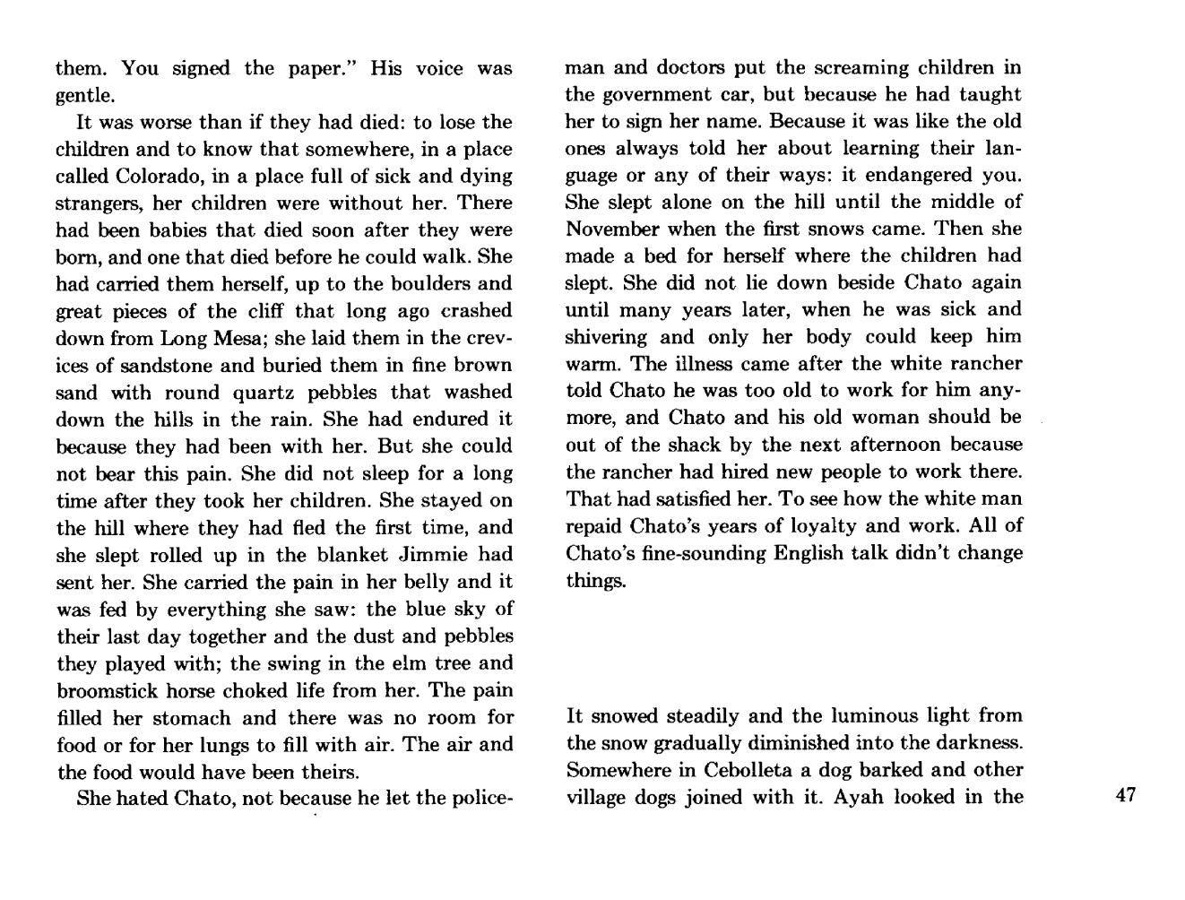 Solved What lessons do you learn about the Native American | Chegg.com