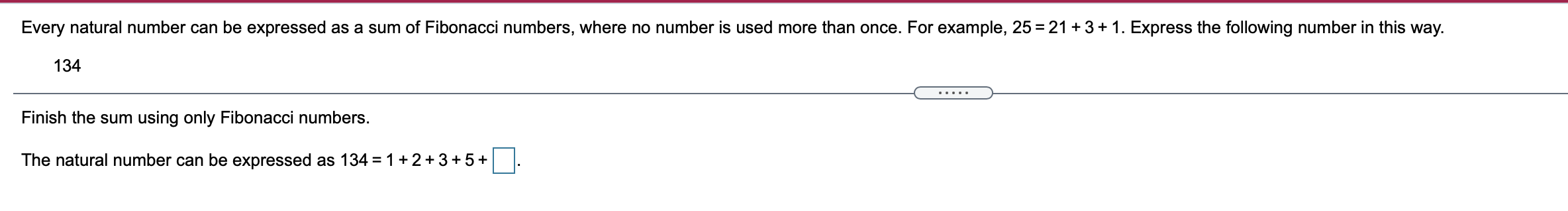 Solved Every natural number can be expressed as a sum of | Chegg.com