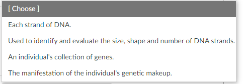 Solved Question 12 2 pts Match the following genetic terms | Chegg.com
