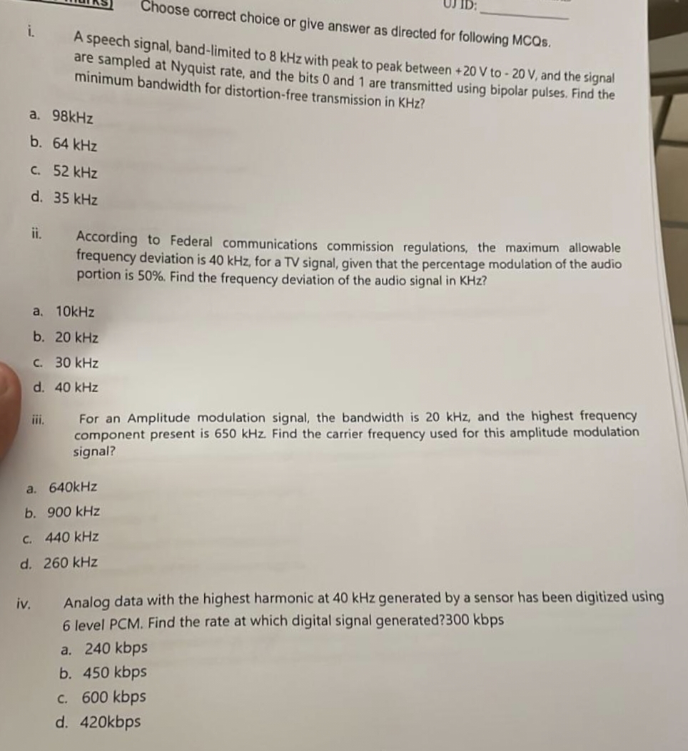 Solved or give answer as directed for following MCQs. are | Chegg.com