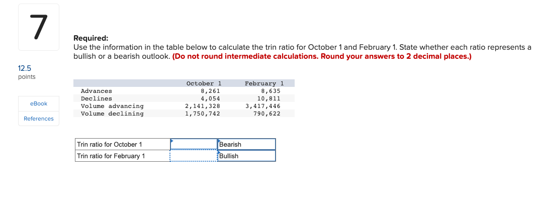 Solved 7 Required: Use the information in the table below to | Chegg.com
