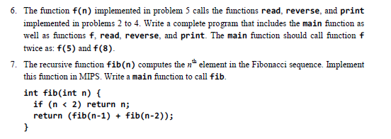 Solved Example function Stack Frame void f() { saved $ra - 4 | Chegg.com