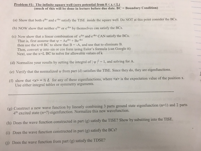Solved (a) Show that both e^ikx and e^-ikx satisfy the TISE | Chegg.com