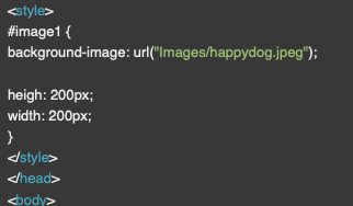 Solved When I add a background-image to my website, it keeps | Chegg.com