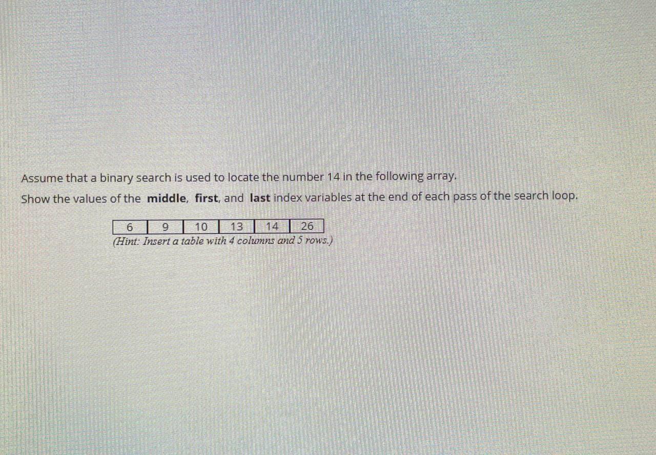 Solved Assume that a binary search is used to locate the | Chegg.com
